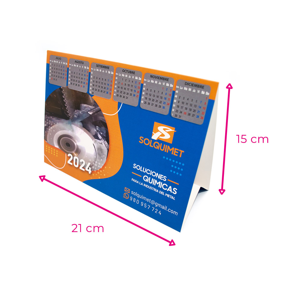 Calendario de Escritorio (Cal-427) - Imprenta Garcia, Lima - Peru