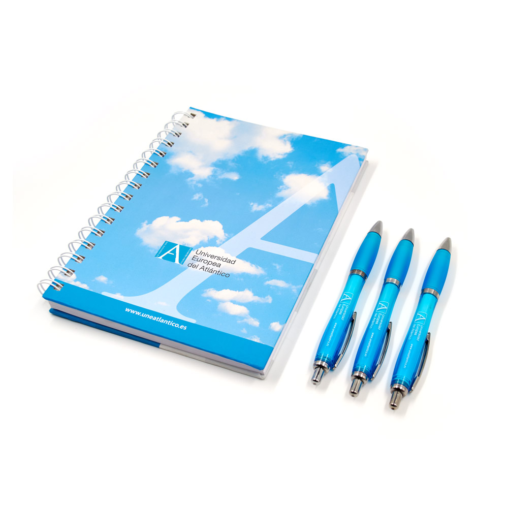 Pack de Bienvenida Cuaderno más Lapicero más Bolsa (pkb-102) - Imprenta Garcia, Lima - Peru